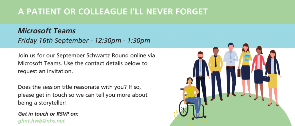 Share your story: September Schwartz Round - NHS Gateshead Health