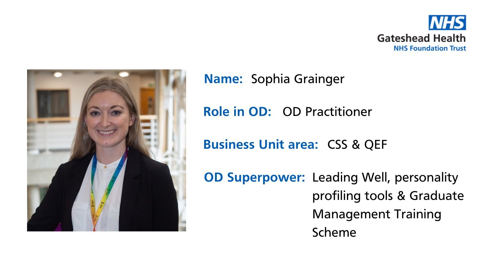 OD Interventions - NHS Gateshead Health