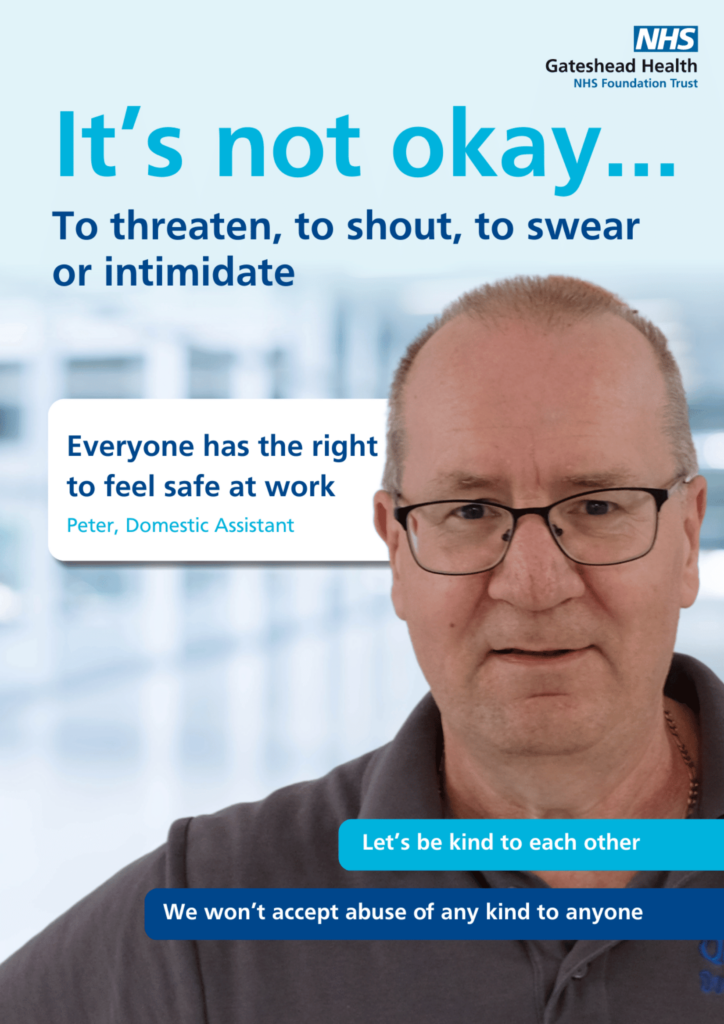 Zero Tolerance - Unacceptable Behaviours - NHS Gateshead Health